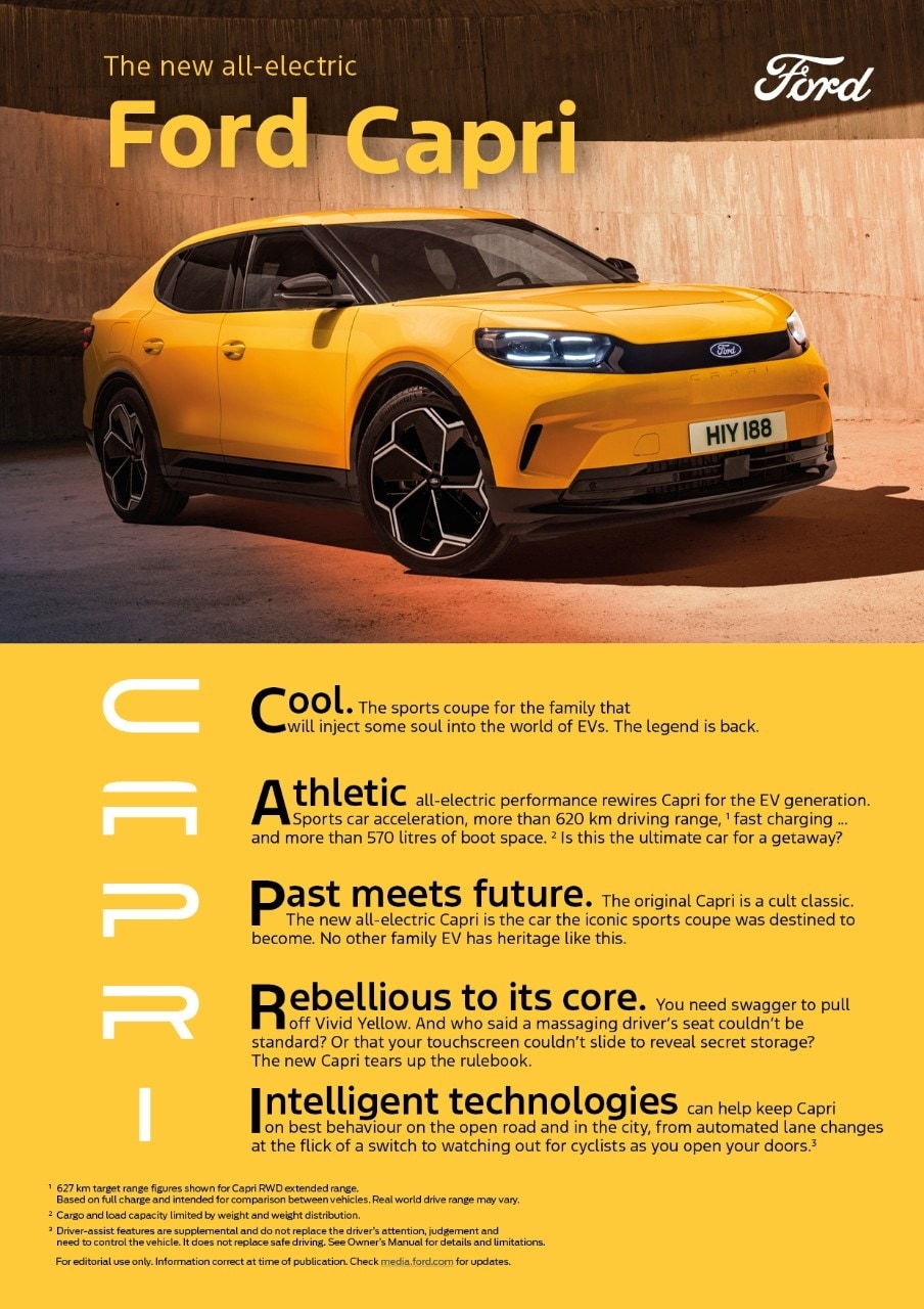 Ford Capri Select 286hk Pris Specifikationer Sammenligning